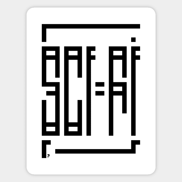 SCI-FI - Science Fiction Day - Minimal Pixel Art - Sci Fi - Magnet ...