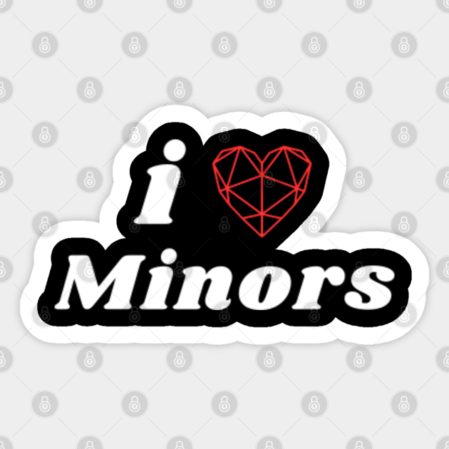 i love minors minecraft fan lover miner - I Love Minors Fan Lover ...