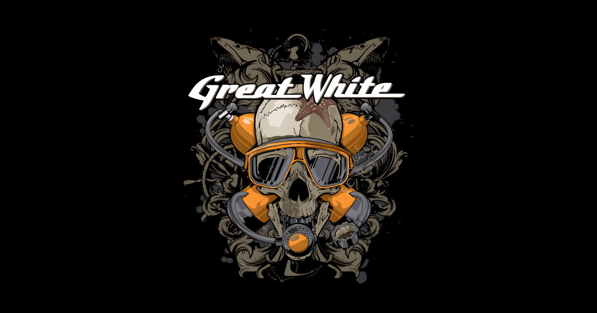 Great White - Great White - Sticker | TeePublic