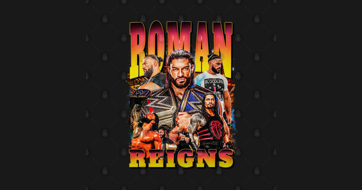Roman Reigns Retro Bootleg - Roman Reigns - T-Shirt | TeePublic