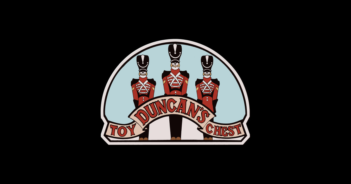 Duncan's Toy Chest - Christmas - Sticker | TeePublic