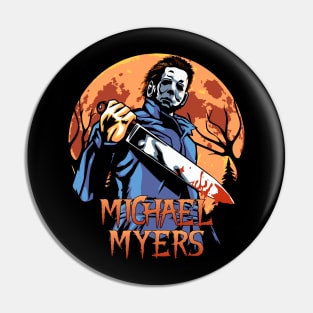 Retro Michael Myers Pins and Buttons for Sale | TeePublic