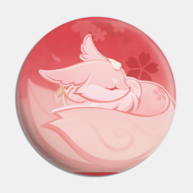 Yae Miko Namecard - Genshin - Pin | TeePublic