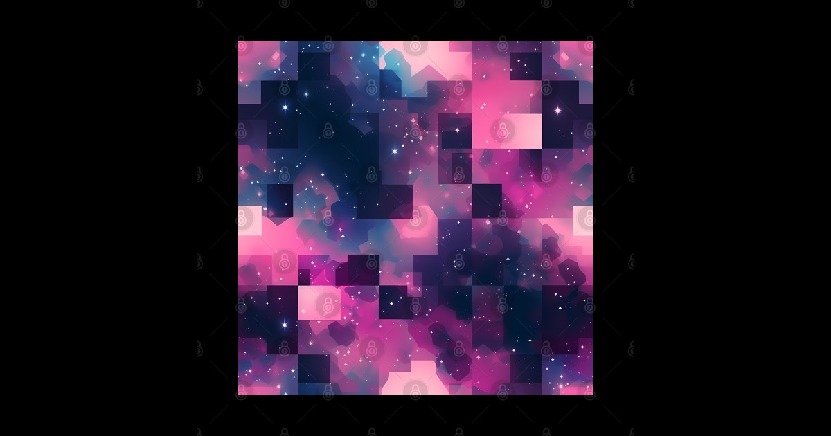 Boundless Space - Infinite Space Seamless Pattern - Space - Sticker | TeePublic