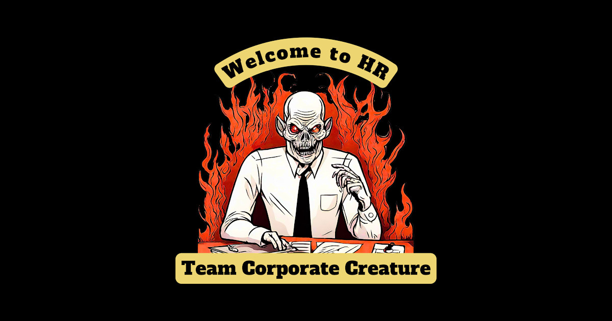 Welcome to HR - Corporate - Sticker | TeePublic