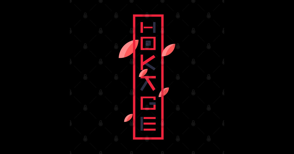 Hokage symbol - Symbol - Sticker | TeePublic