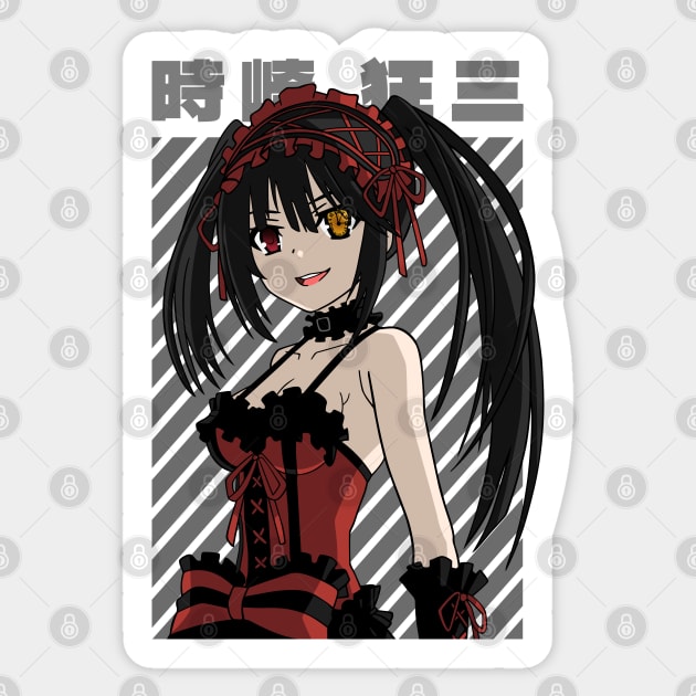 Kurumi - Kurumi Tokisaki - Sticker | TeePublic