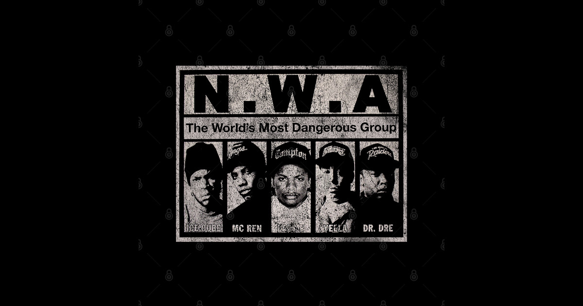 N.W.A Vintage - Nwa - Sticker | TeePublic