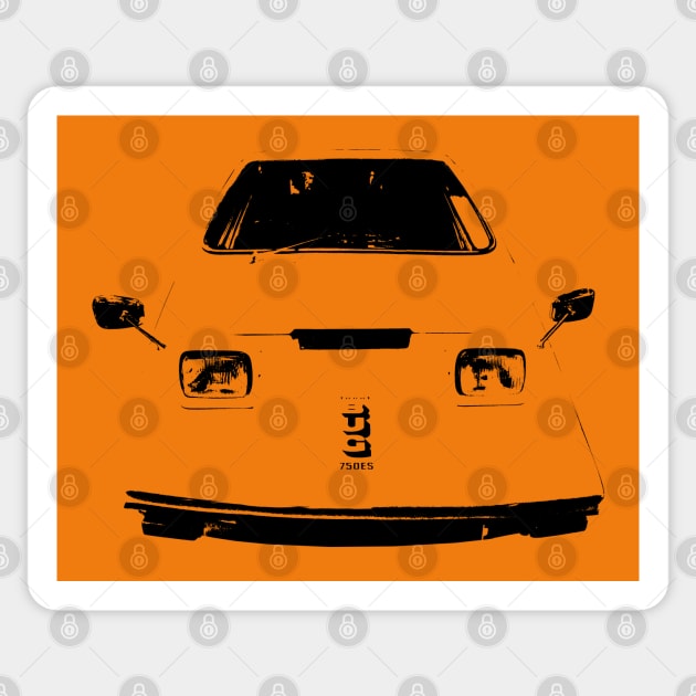 Bond Bug 1970s British classic car monoblock black - Bond Bug - Sticker ...