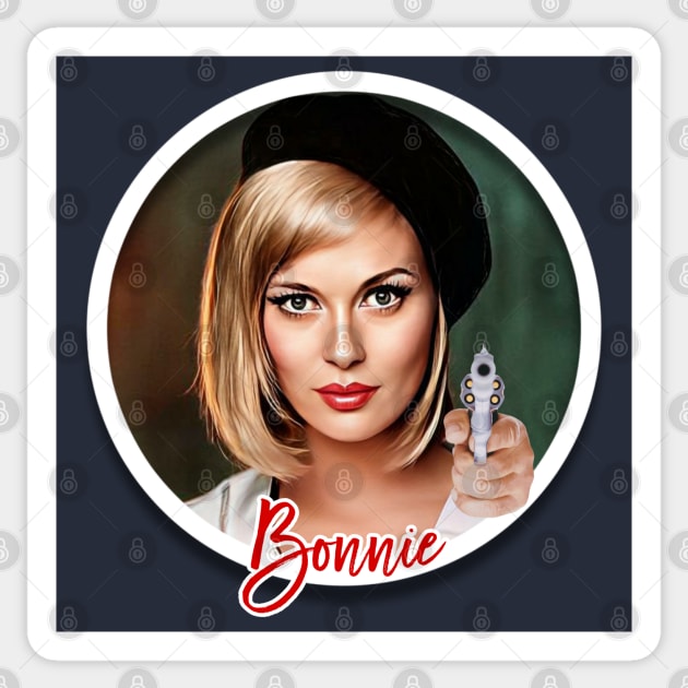 Bonnie and Clyde - Faye Dunaway - Sticker | TeePublic