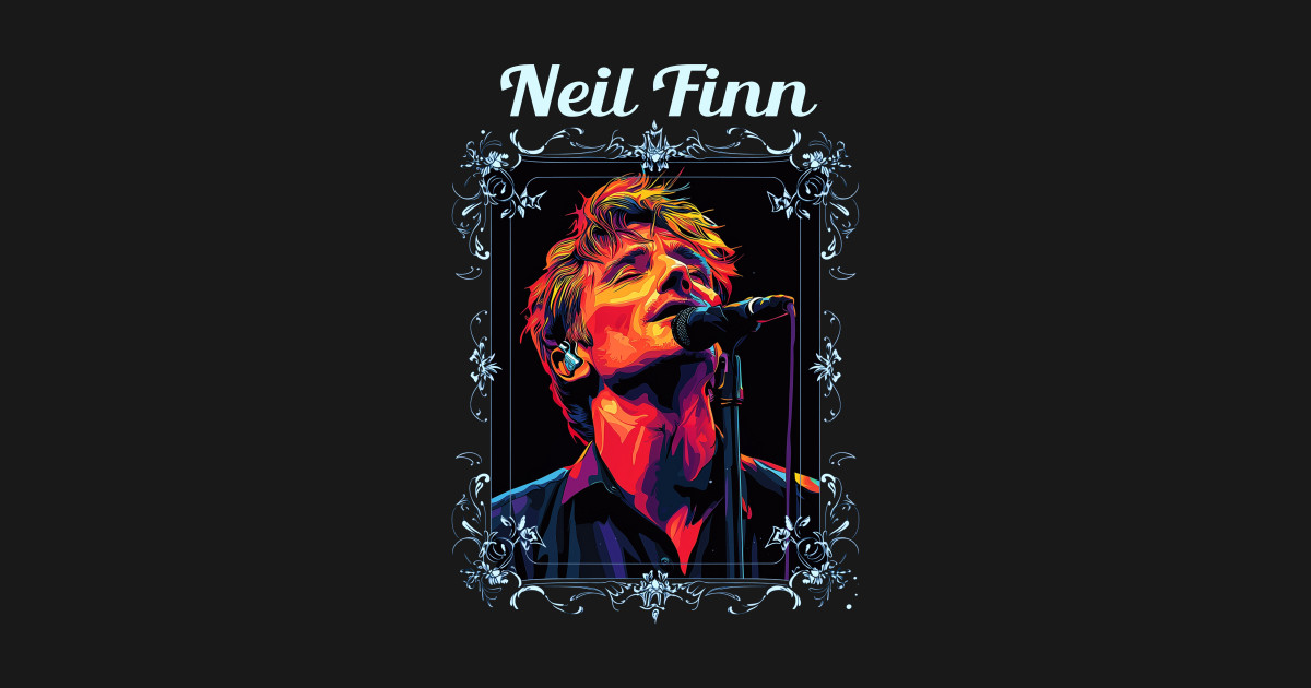 NEIL FINN MUSICIAN FAN ART - Neil Finn Musician Fan Art - T-Shirt ...