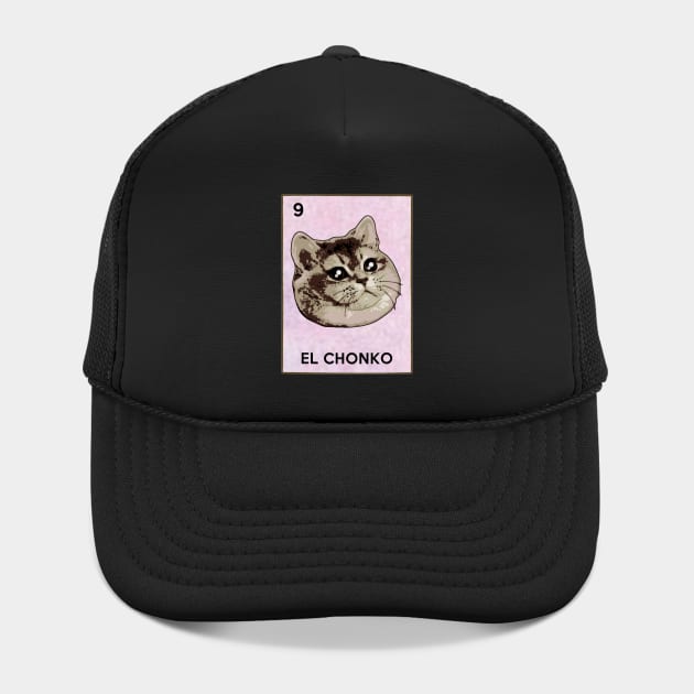 El Chonko Mexican Bingo Heavy Breathing Cat Meme - Chonk Cat - Hat ...