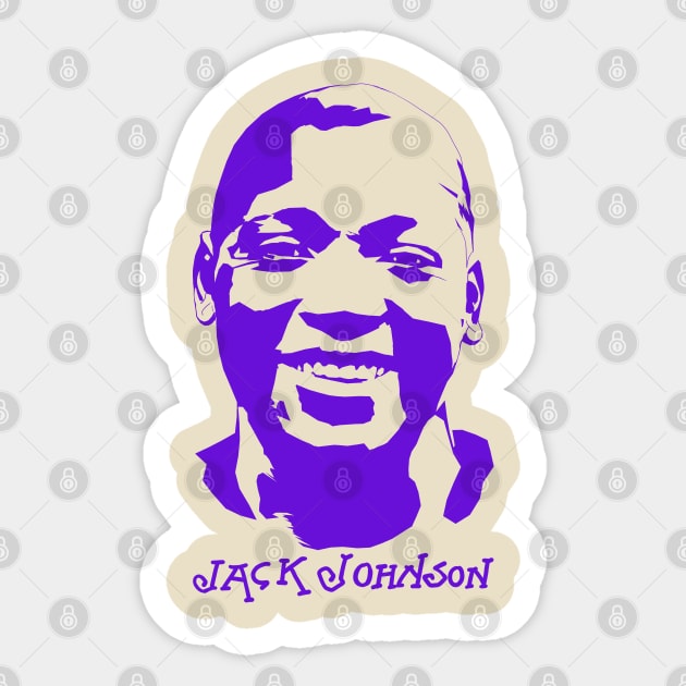 John Arthur Johnson - Boxer - Sticker | TeePublic