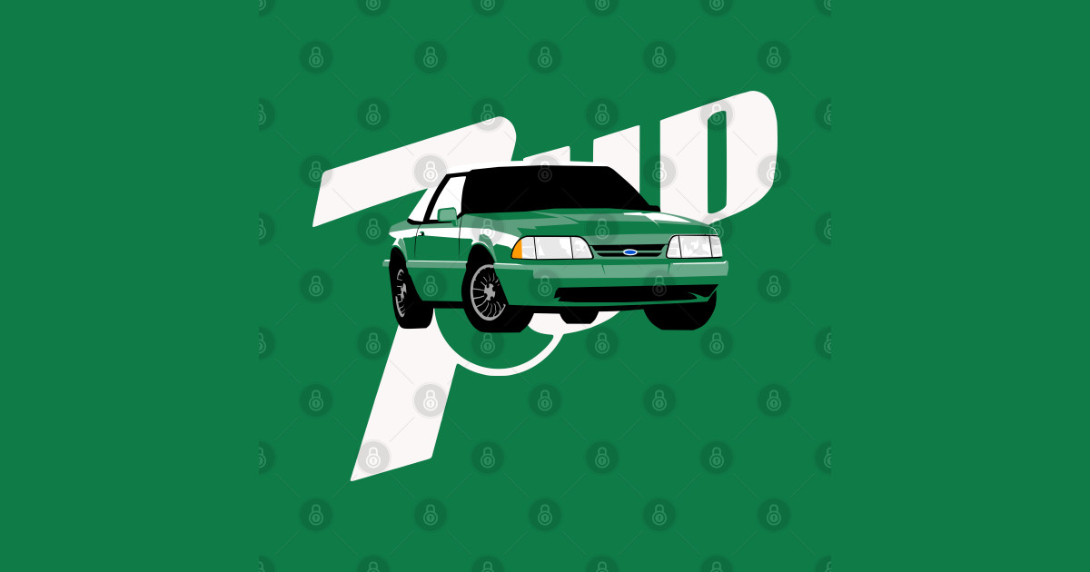 1990 7up Mustang Feature Car - Foxbody - T-Shirt | TeePublic