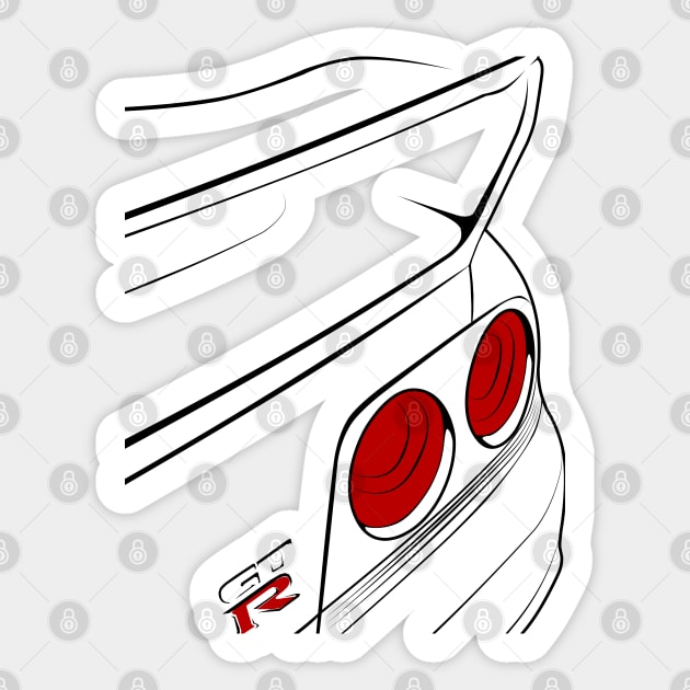 Nissan Skyline R33 GT-R - Nissan Skyline R33 Gt R - Sticker | TeePublic