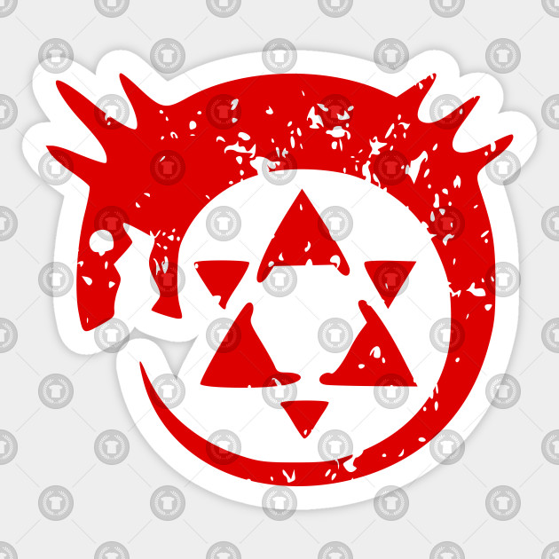 Homunculus Symbol - Fullmetal Alchemist - Sticker | TeePublic