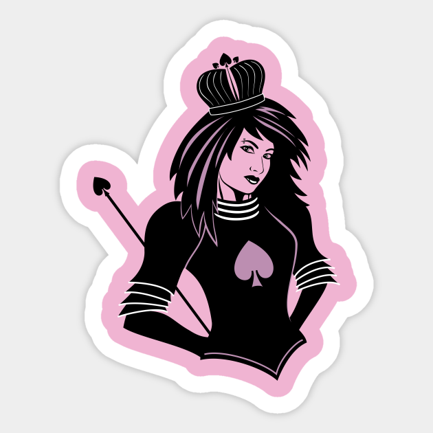 Queen of Spades - Queen - Sticker | TeePublic