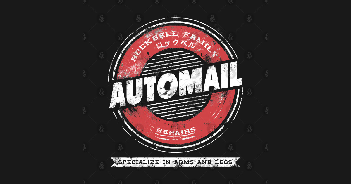 Rockbell Automail - Anime - T-Shirt | TeePublic