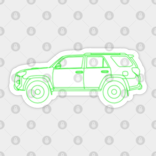 4runner Fifth Generation green neon outline [Fan Art] - Toyota ...
