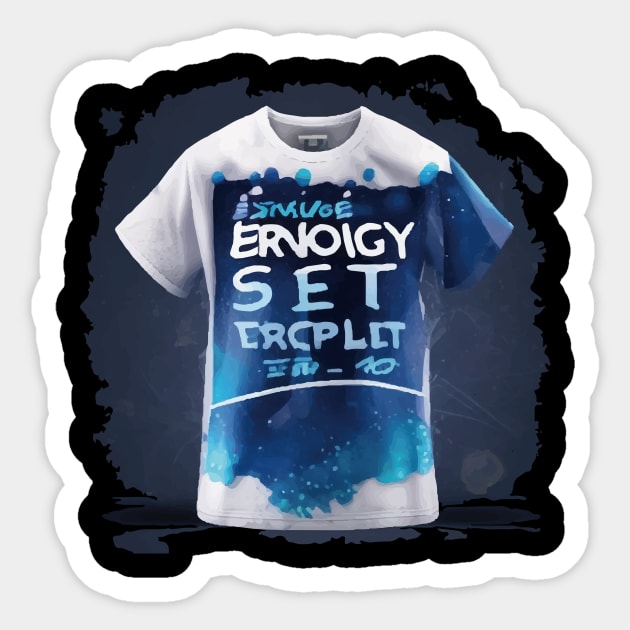 imagine T-shirt design - Text Imagine Design - Sticker | TeePublic