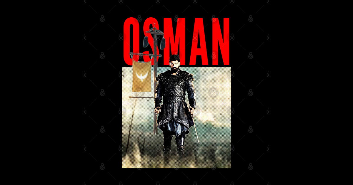 Kurulus Osman - Flag - Sword Colour edition - Dirilis - Sticker | TeePublic