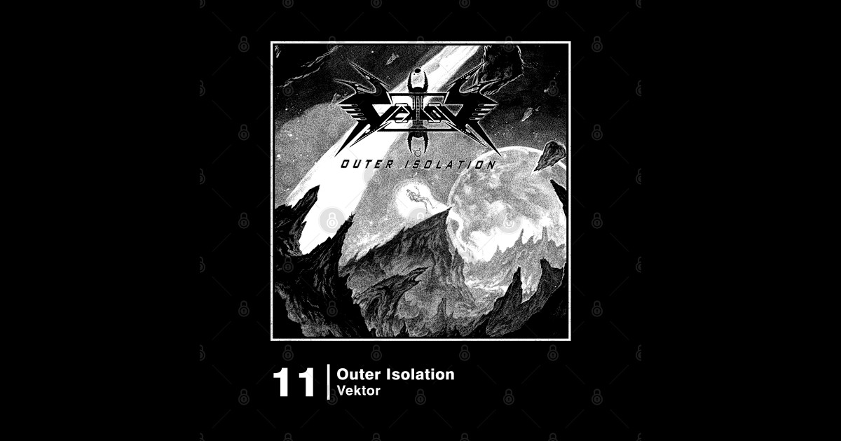 Outer Isolation // Vintage Fanart Tribute - Vektor - Sticker | TeePublic