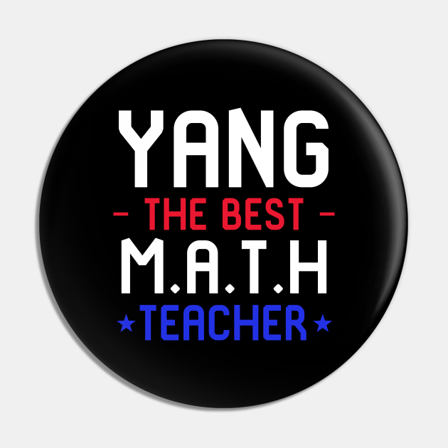 Andrew Yang Math. Math Teacher Funny 2020 - Andrew Yang - Pin | TeePublic