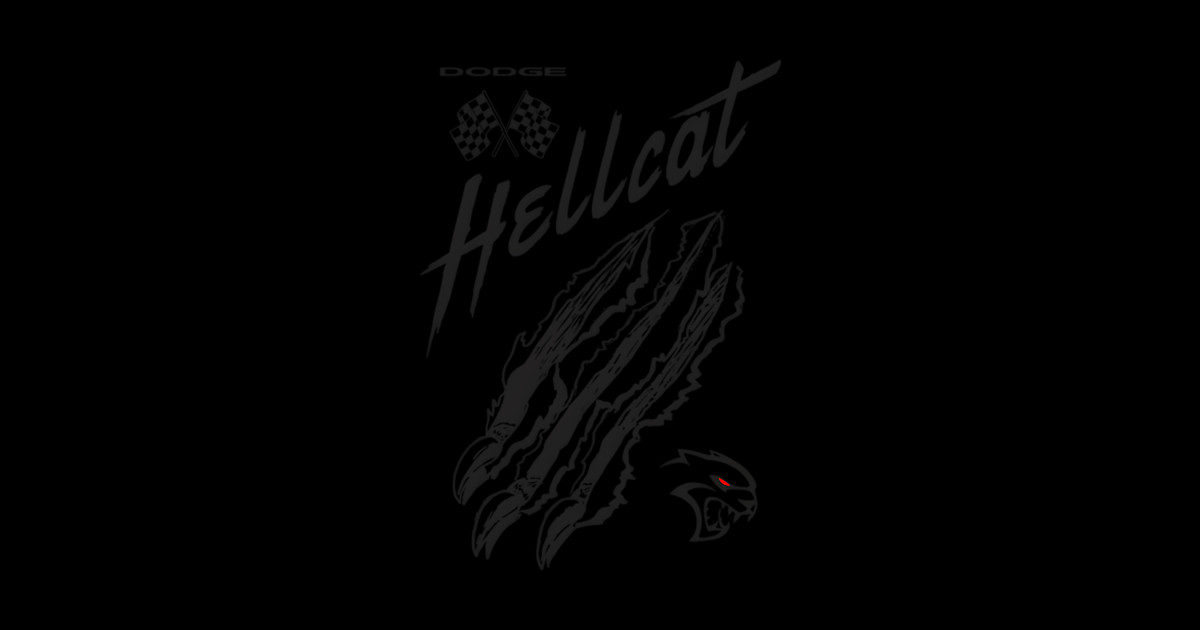 Dodge Racing Hellcat - Dodge Racing Hellcat - Sticker | TeePublic