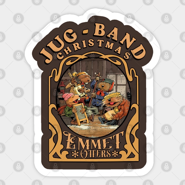 Emmet Otters // Jug Band Christmas // 1977 - Cristmas - Sticker | TeePublic