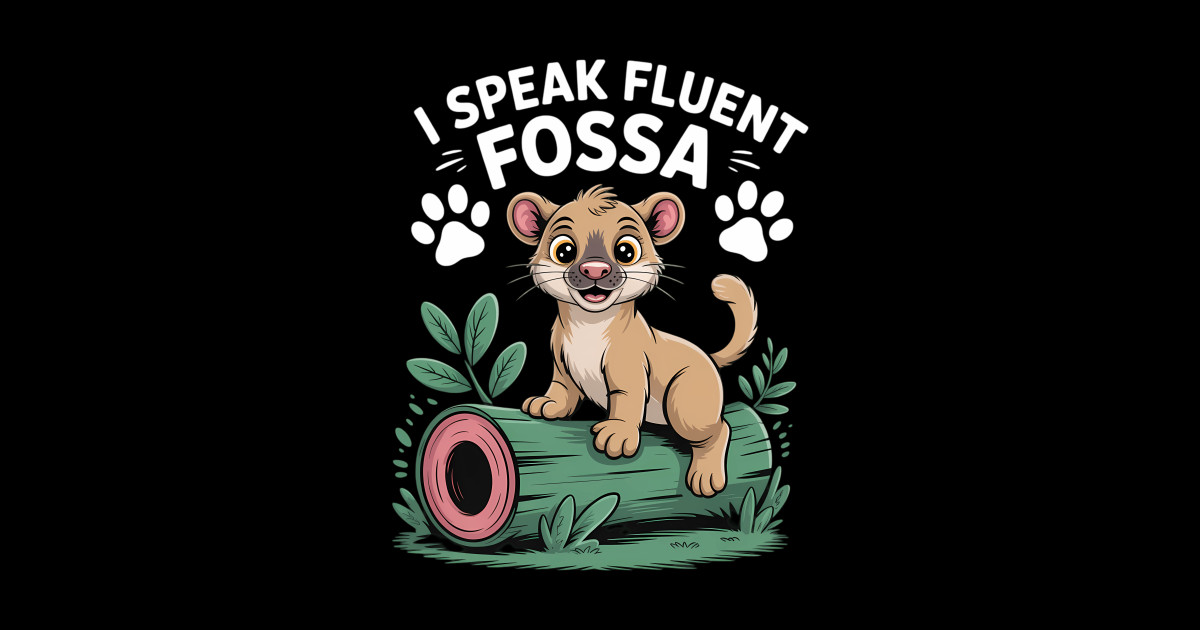 Fossa – Cool Madagascar Predator Animal - Predator Animal - Sticker ...