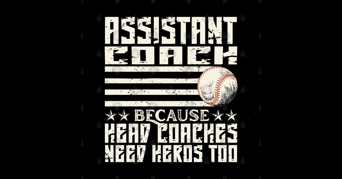 Baseball Assistant Coach Because Head Coaches Need Heros Too ...