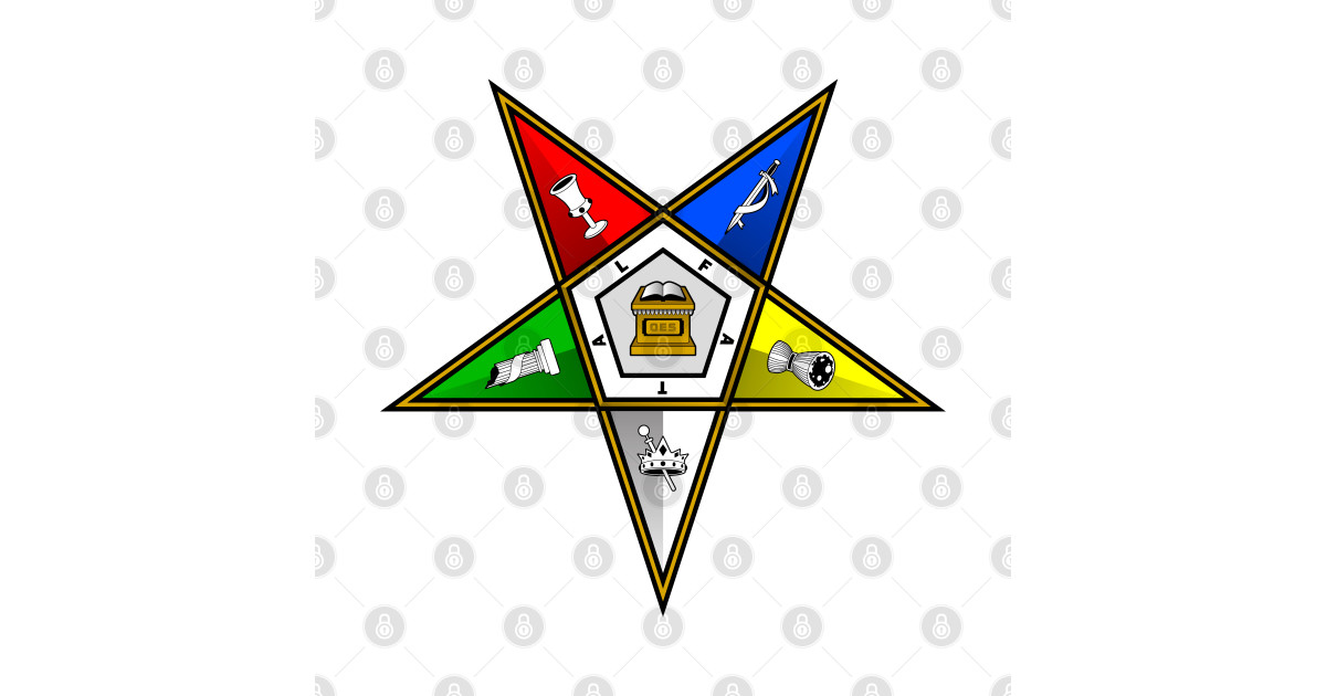 OES Emblem Order Of The Eastern Star - Eastern Star - T-Shirt | TeePublic