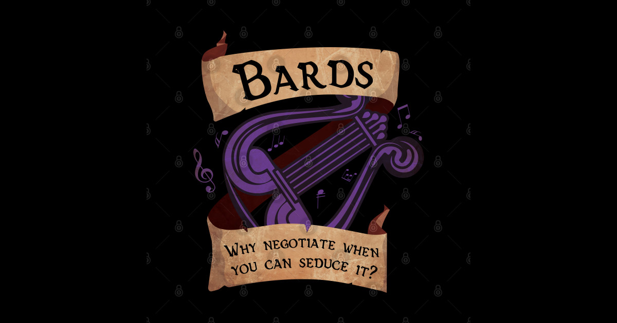 Bard Code - Dungeons And Dragons - Sticker | TeePublic