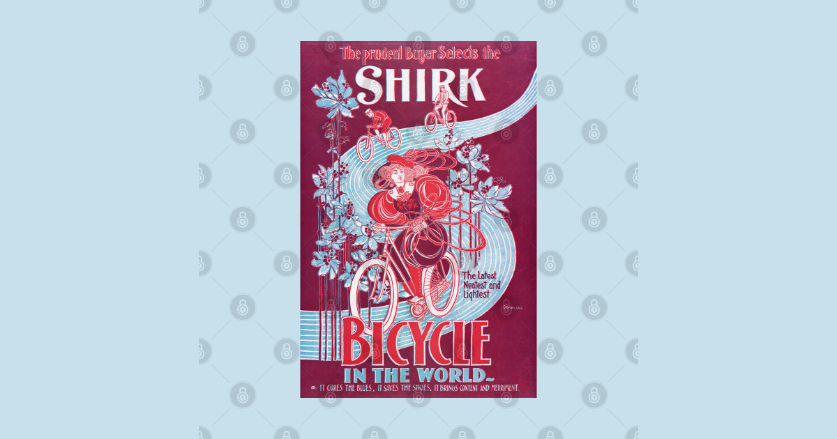 Advertisement - Shirk Bicycle - Bicycle - T-Shirt | TeePublic