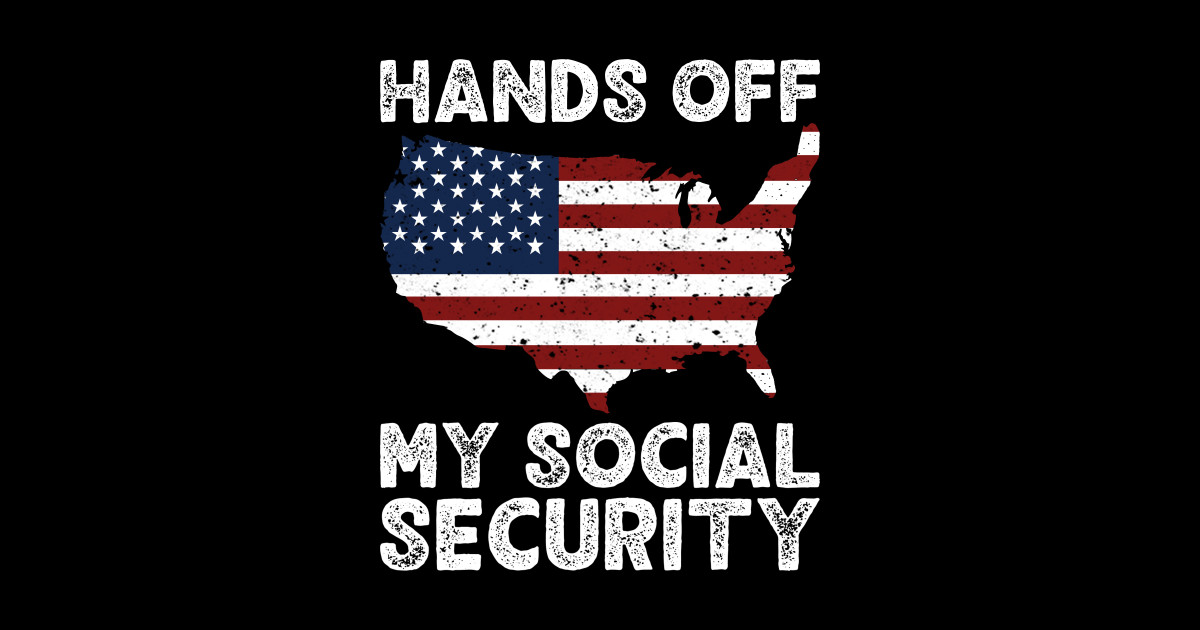 Hands-Off-Protest - Hands Off Protest Social Security - Sticker | TeePublic