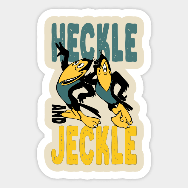 Heckle and Jeckle - Old Cartoon - Saturday Morning Cartoons - Sticker ...