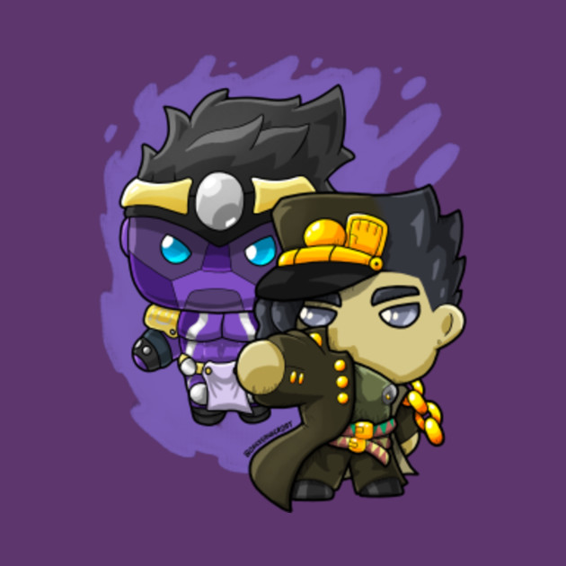 Baby Jotaro and Star Platinum - Anime - T-Shirt | TeePublic