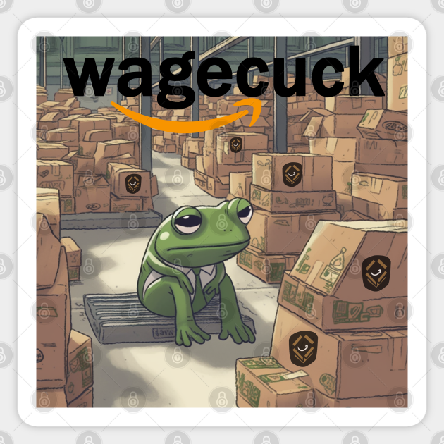 Tired Frog, Wagecuck Frog (Pepe/Apu Apustaja/Honkler/Marv/Smidge ...