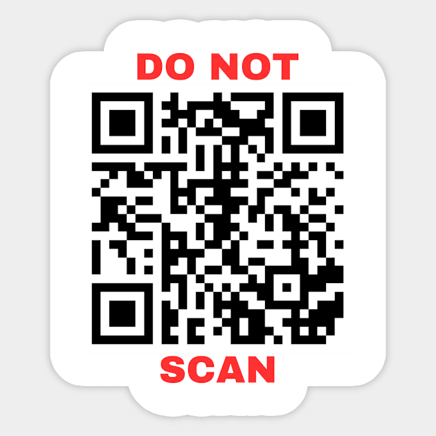QR Code Rick Roll T-Shirt - Rickrolled - Sticker | TeePublic