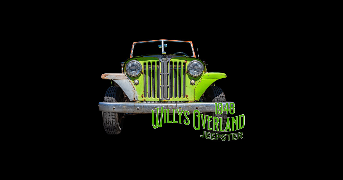 1948 Willys Overland Jeepster - 1948 Willys Overland Jeepster - Sticker ...