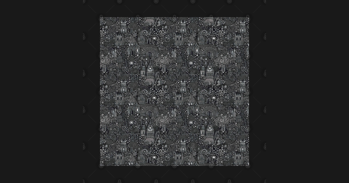 Gothic Seamless Pattern Goth Dark Academia Vintage Victorian Emo ...