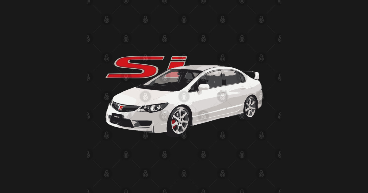 SI CIVIC 8TH GEN FD2 4 DOOR TYPE R JDM - Civic Si - Sticker | TeePublic