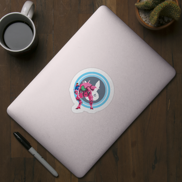 DVA - Overwatch - Sticker | TeePublic