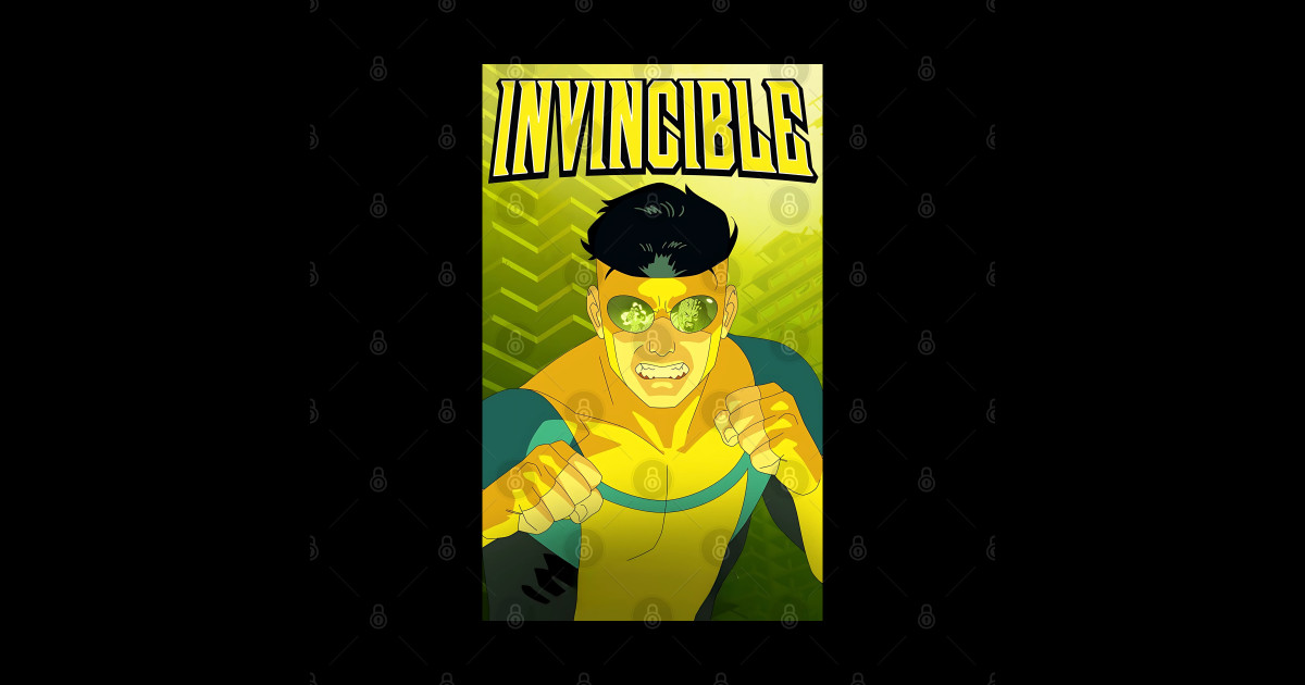 Invincible Poster 4 - Invincible - Sticker | TeePublic