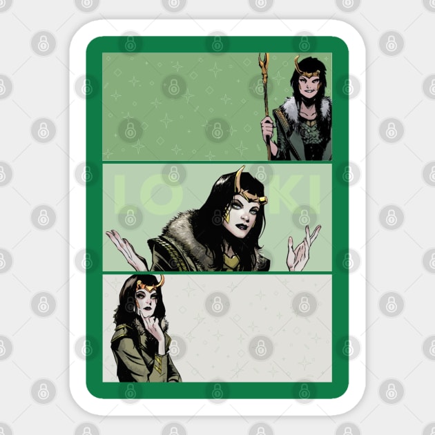 lady loki comic panels
