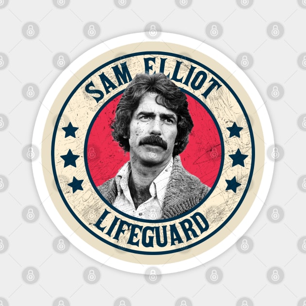 Sam Elliott // Retro Style Fan Art - Sam Elliot - Magnet | TeePublic