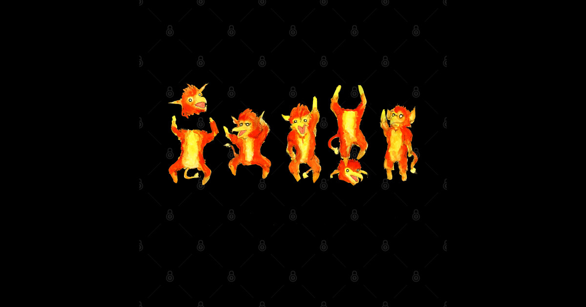 Labyrinth Fire Gang - Fire - Sticker | TeePublic