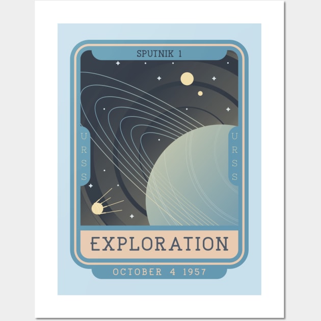 Sputnik 1 - Exploration - Sputnik - Posters and Art Prints | TeePublic