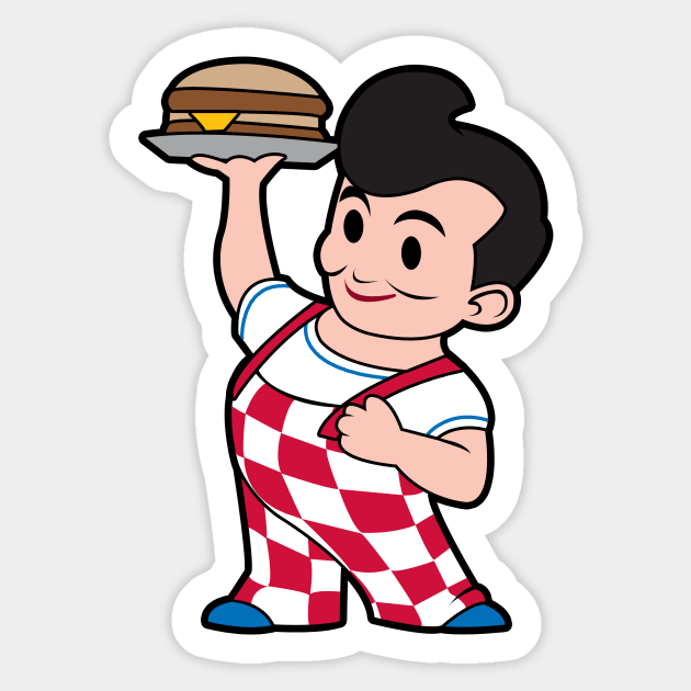 Big Boy Retro - Big Boy - Sticker | TeePublic
