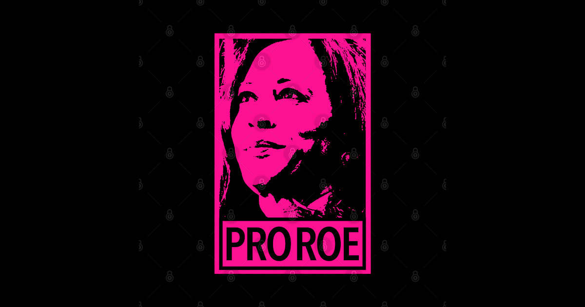 Kamala - Pro Roe - Hottest Pink - Kamala - Sticker | TeePublic